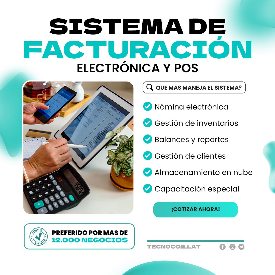 TECNOCOM.LAT – Facturación Electrónica- Desarrollo de Software